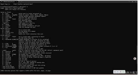 Linux下测试wifi性能——3iperf3带宽测试工具 工具在windwos与linux环境下的安装、使用iperf3 Windows