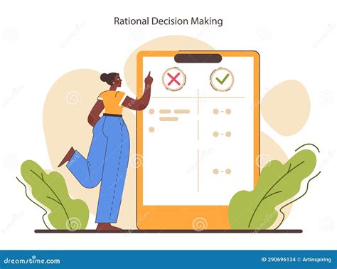 Decision Making Set Strategic Thinking Brainstorming And Solution Research Vector