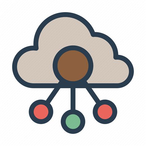 Cloud Database Network Server Storage Icon Download On Iconfinder