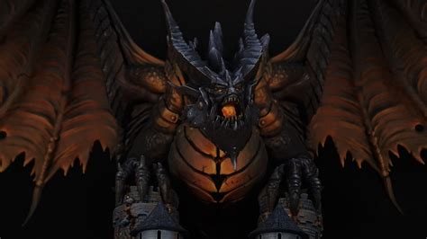 Deathwing The Destroyer From World Of Warcraft By Tugbay Yagci