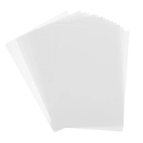 Writwaa 50 Pcs White Translucent Craft Paper Sheets For Printing