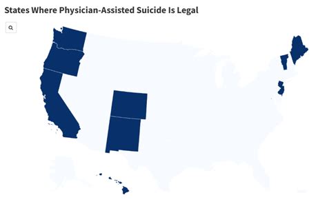 Map Shows States Where Doctor Assisted Suicide Is Legal As Ny Bill Advances
