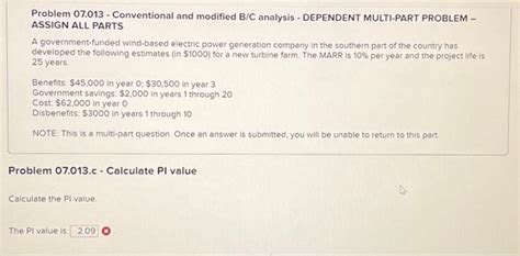 solved problem 07 013 conventional and modified b c
