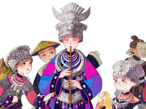 苗族风情 胖子奇 站酷ZCOOL