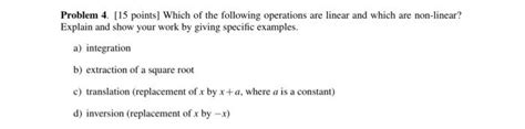 solved problem 4 [15 points] which of the following