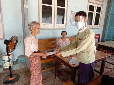 တန့်ဆည်မြို့နယ်အတွင်း အသက် ၈၅ နှစ်နှင့်အထက် သက်ကြီးဘိုးဘွားများအား လူမ