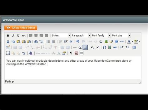 Фотографии Wysiwyg Editor