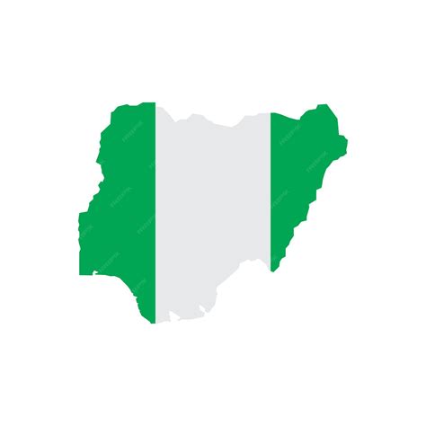 Premium Vector Nigeria Map Icon Vector