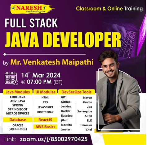 Core Java And Full Stack Java Online Training — Naresh It Avinash Nit