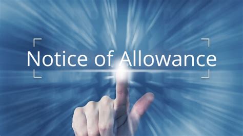 Notice Of Allowance Notice Of Allowability Menteso Ip