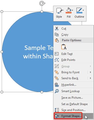 Align Text Within Shapes Text Boxes In PowerPoint 2016 For Windows