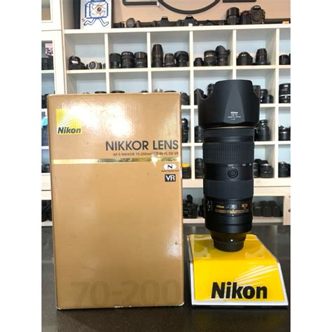 Nikon 70 200 Mm F2 8e Fl Ed Vr ครบกล่อง Shopee Thailand