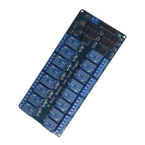 módulo relé 5v 16 canais para arduino shopee brasil