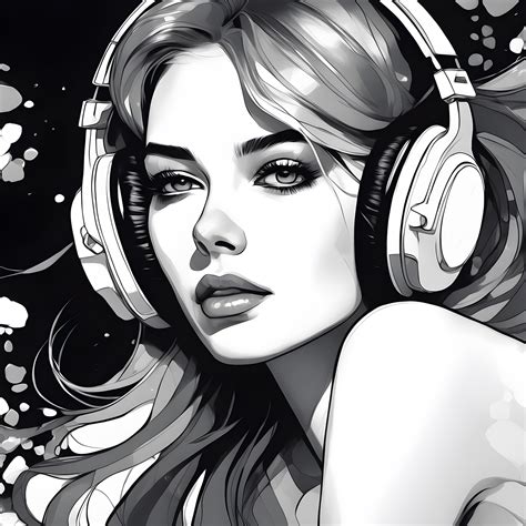 Download Ai Generated Woman Headset Royalty Free Stock Illustration Image Pixabay