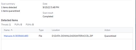 What Does Each Field In The Detected Items Section In Malwarebytes