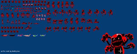 Fatal Error Sprite Sheet By Sonicthehedgedot On Deviantart