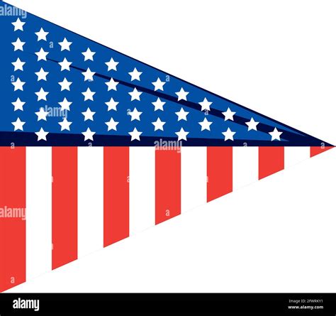 American Flag Triangle Stock Vector Image And Art Alamy