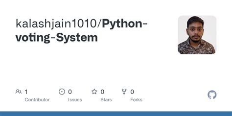 Github Kalashjain1010python Voting System