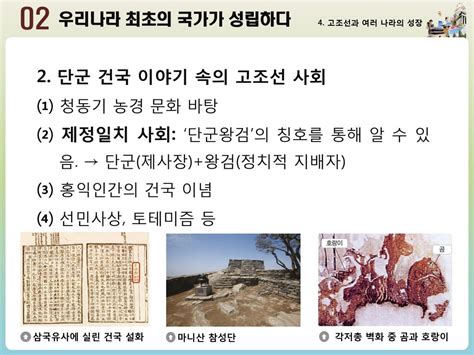 I 문명의 형성과 고조선의 성립 4 고조선과 여러 나라의 성장 02 우리나라 최초의 국가가 성립하다 Ppt Download