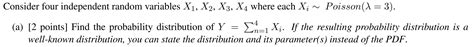 solved consider four independent random variables x1 x2