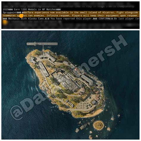 Según Las Filtraciones El Mapa De Alcatraz Estaría Llegando A Mucha