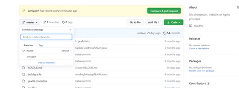 creating new branch on github without using any ide geeksforgeeks