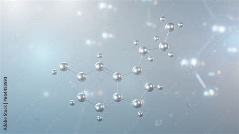 Serotonin Molecular Structure 3d Model Molecule Monoamine Neurotransmitter Structural