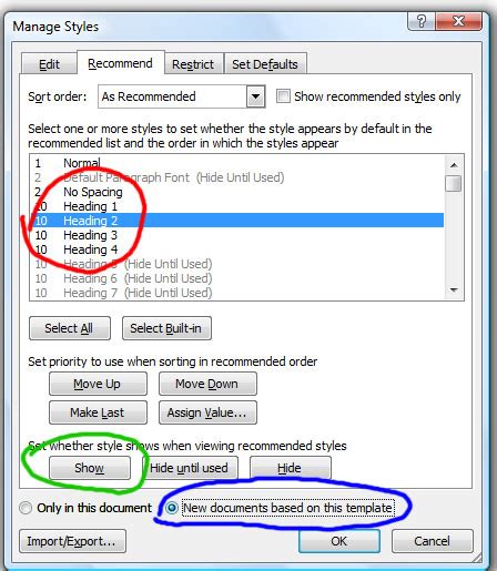 Microsoft Word 2007 Annoying Hidden Sub Headings Kjetil Hårtveits Blog