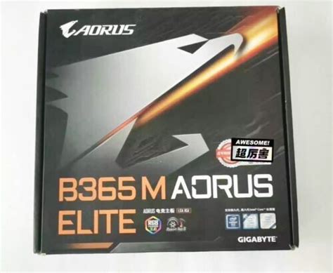 Gigabyte B365m Aorus Elite Lga 1151 Intel B365 Ddr4 Dimm Micro Atx Motherboard Ebay
