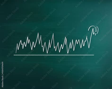 Fourier Transform Formula And Vibration Drawing With Handwriting On Chalkboard Stock