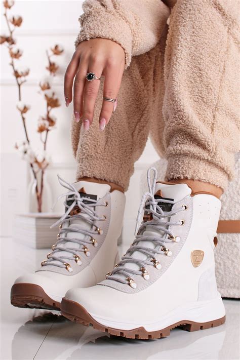 Bílé Nepromokavé Kotníkové Boty Lauha Ms Botovo Cz