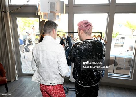 Kevin Barlowski And Travis Cronin Attend As Idina Menzel Launches