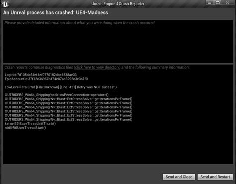 Unreal Engine Crash Routriders