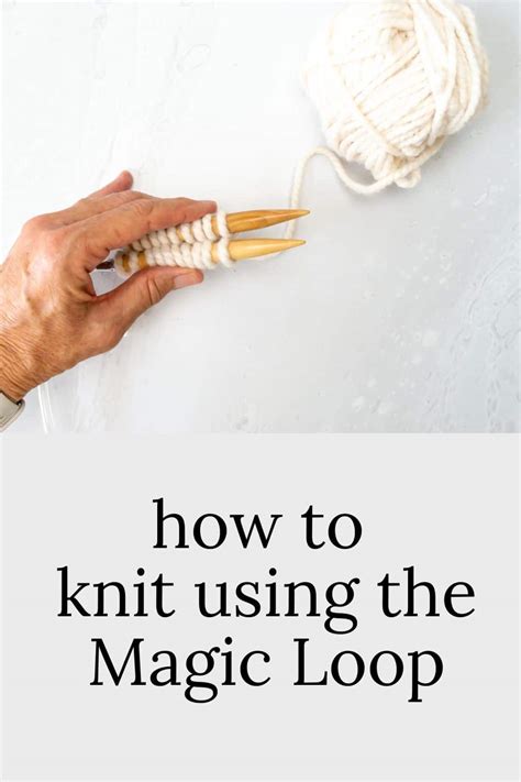 Magic Loop Knit Tutorial · Nourish And Nestle