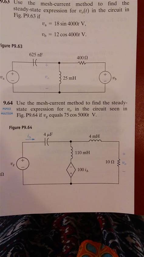 Solved 964 Use Mesh Current Method To Find The