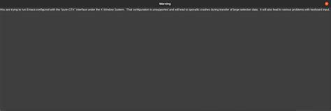 today i opened emacs snapshot after update and this warning appeared r emacs