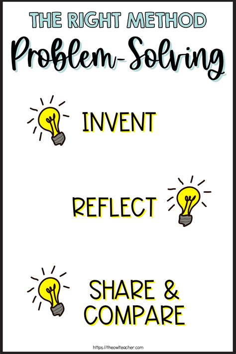 The Secret To Painless Problem Solving In Math The Owl Teacher