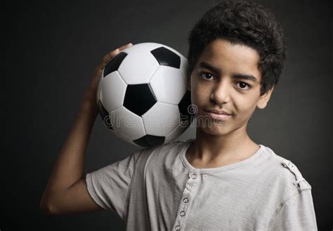 Teenage Soccer Player Stock Image Image Of Cute Youth 33078419