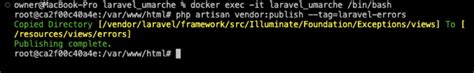 laravel エラー画面