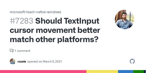 Should Textinput Cursor Movement Better Match Other Platforms · Issue