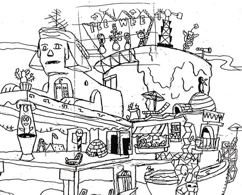 The Artists And Cartoonists Who Designed Pee Wee Hermans World Part