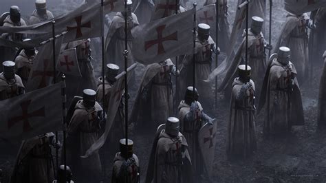 1080p Digital Art Medieval Knight Crusaders Jama Jurabaev