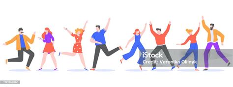 행복한 춤 사람들 흥미 진진한 현대 캐릭터가 함께 춤을 추고 쾌활한 여성과 남성 댄서 음악 파티 고립 벡터 일러스트에서 즐거운