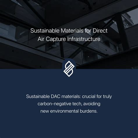 Sustainable Materials For Direct Air Capture Infrastructure → Scenario