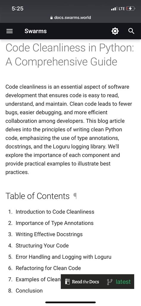 Learn Code Cleanliness From Swarms Framework Guide Nicholas Del Negro Posted On The Topic