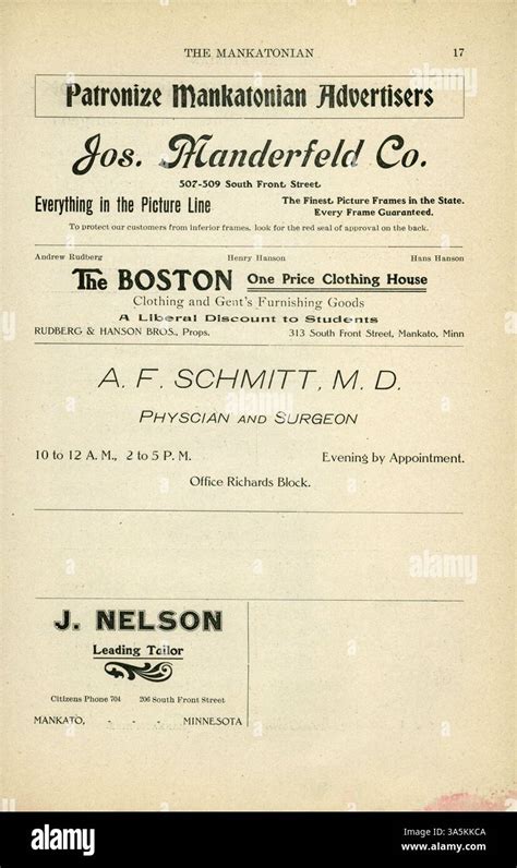 Volume 21 Issue 1 Of The Mankatonian Published In September 1908