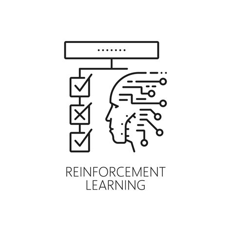 Machine Reinforcement Learning AI Algorithm Icon Vector Art At Vecteezy