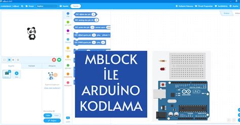 Mblock Ile Arduino Kodlama Çalışmaları