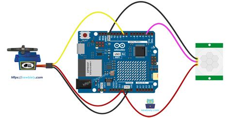 Arduino Uno R4 Capteur De Mouvement Servomoteur