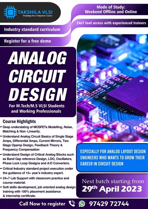 takshila vlsi s analog circuit design course for m tech m s vlsi